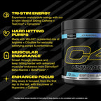Icy Blue Razz pre-workout flavour
