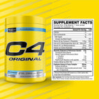 icy blue razz pre-workout flavour