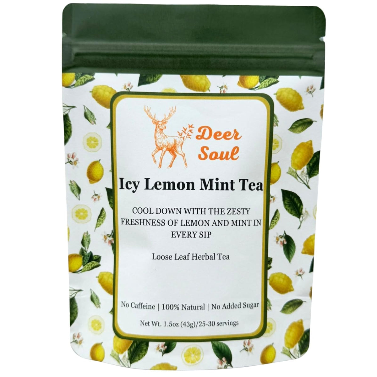 Icy Lemon Mint herbal tea blend