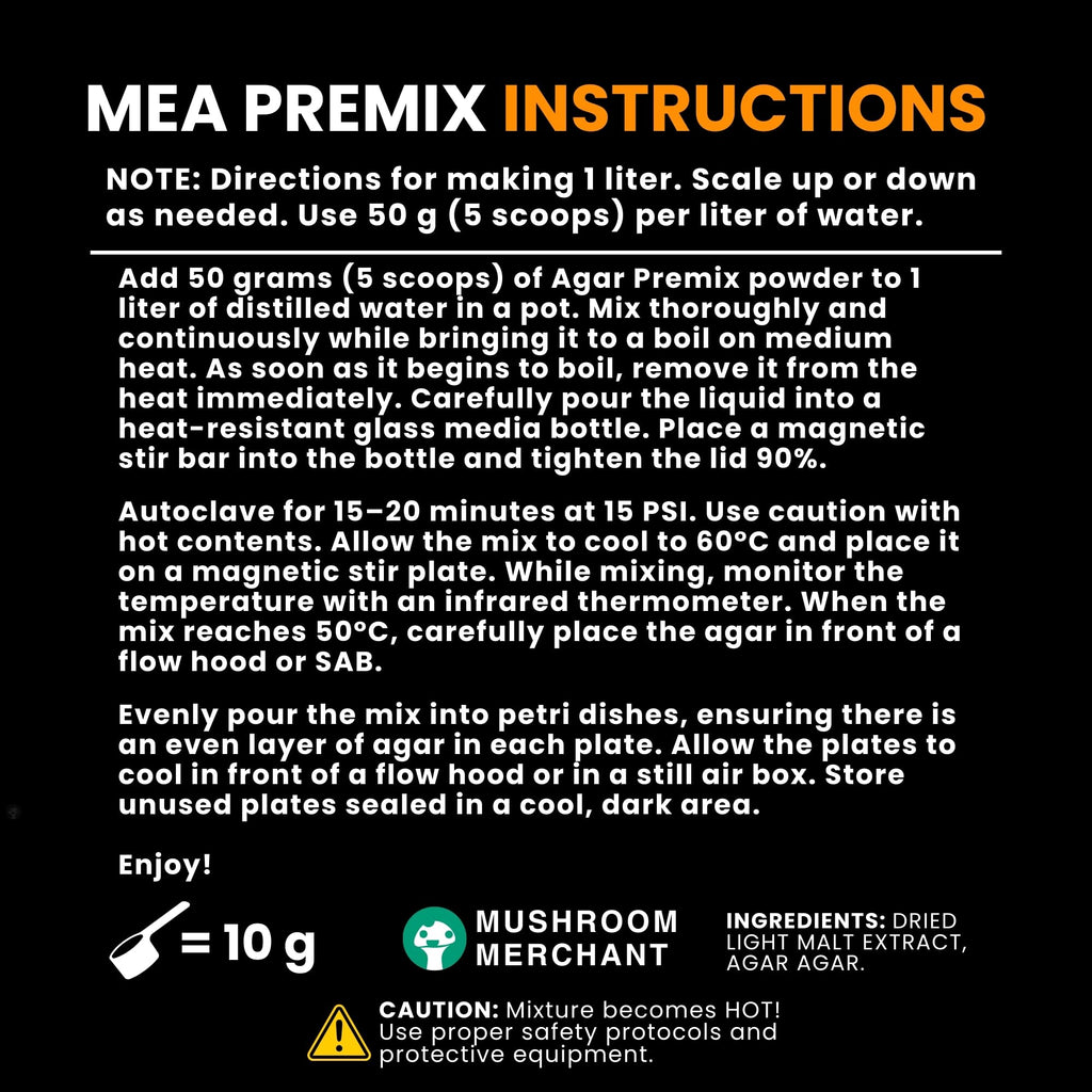 Ideal agar for psilocybe mushrooms
