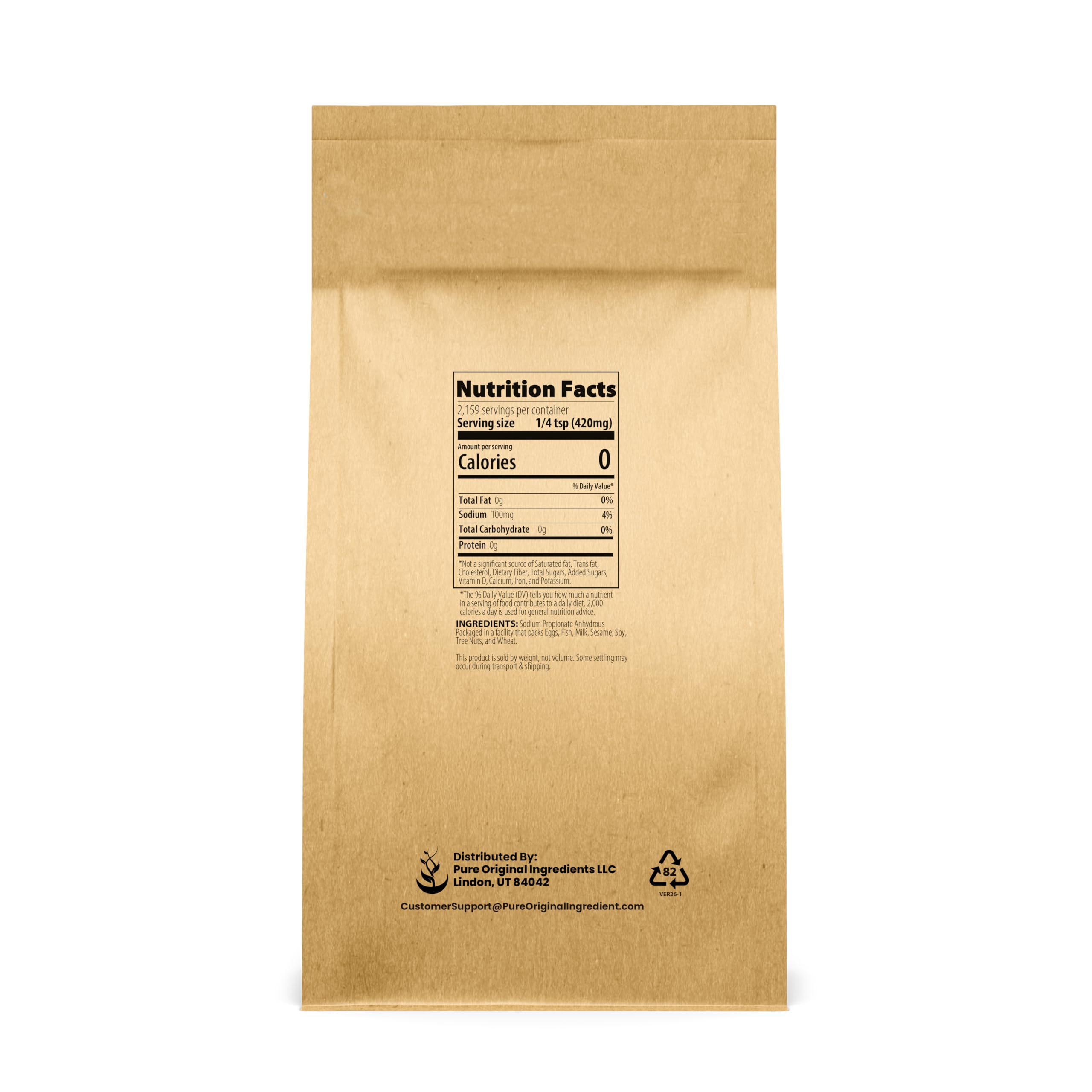 ideal food additive sodium propionate