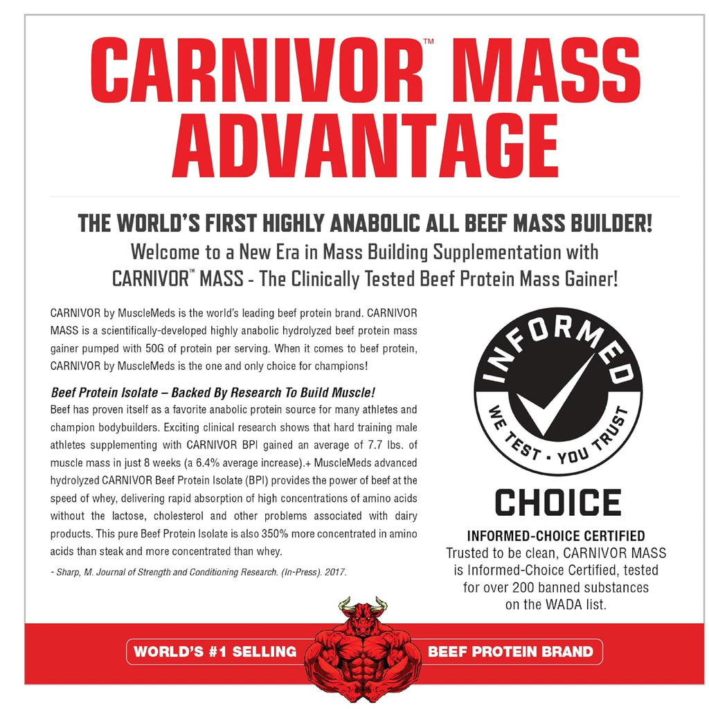 ideal for serious weight gainers