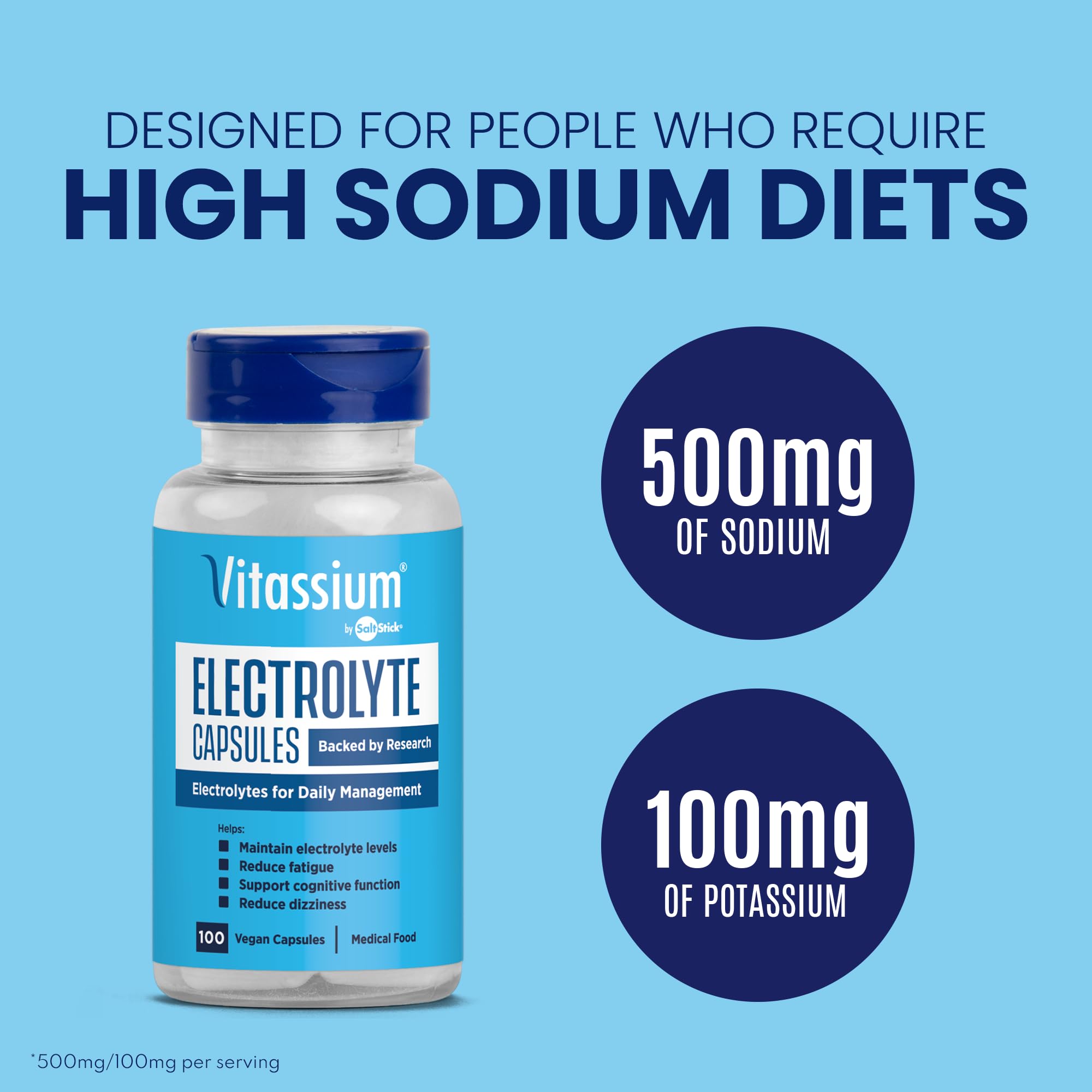 Ideal sodium source for low sodium diets