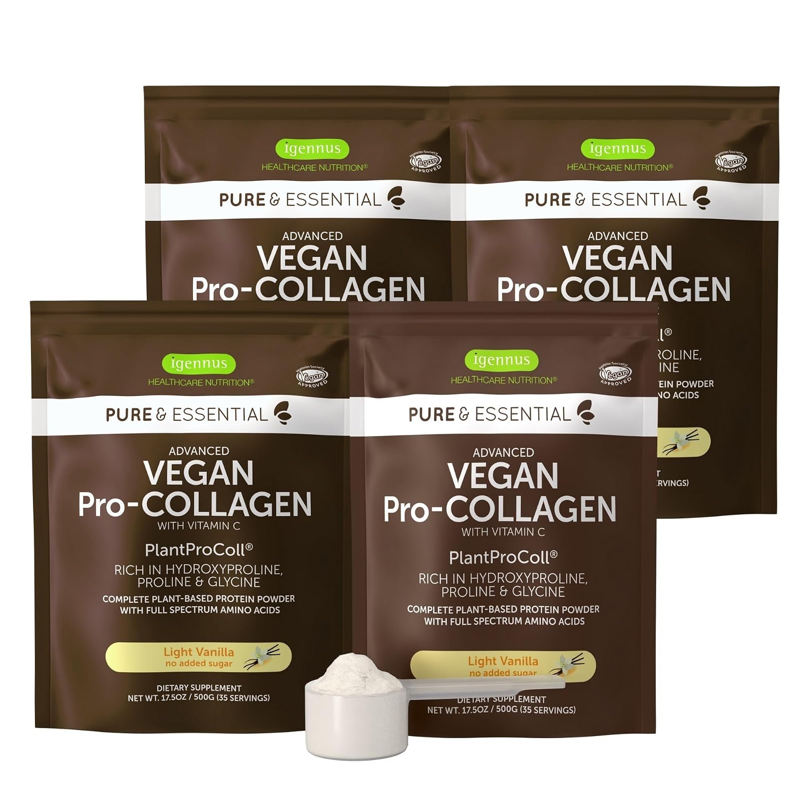 Igennus vegan collagen peptide powder