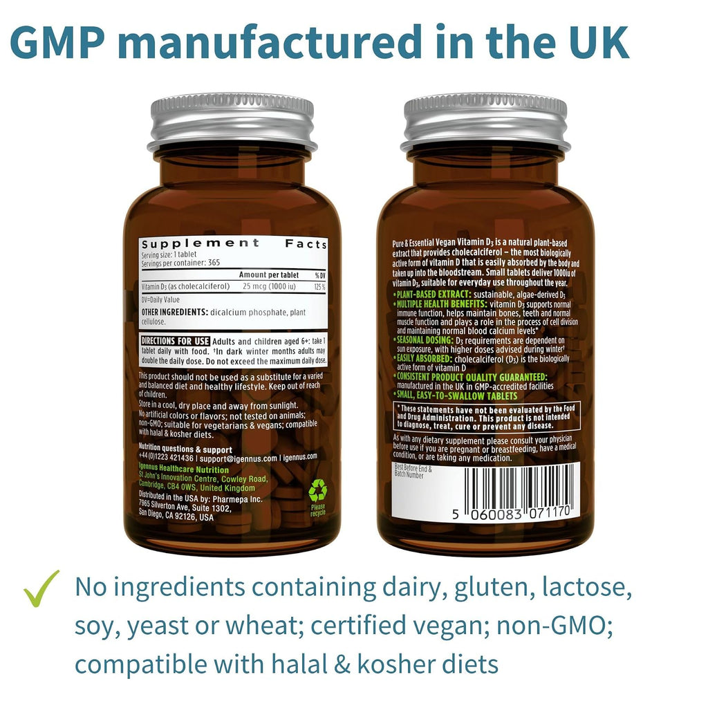 Igennus vitamin D3 1000 IU benefits