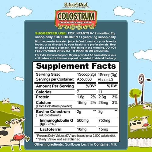 IgG enriched vitamins for toddlers