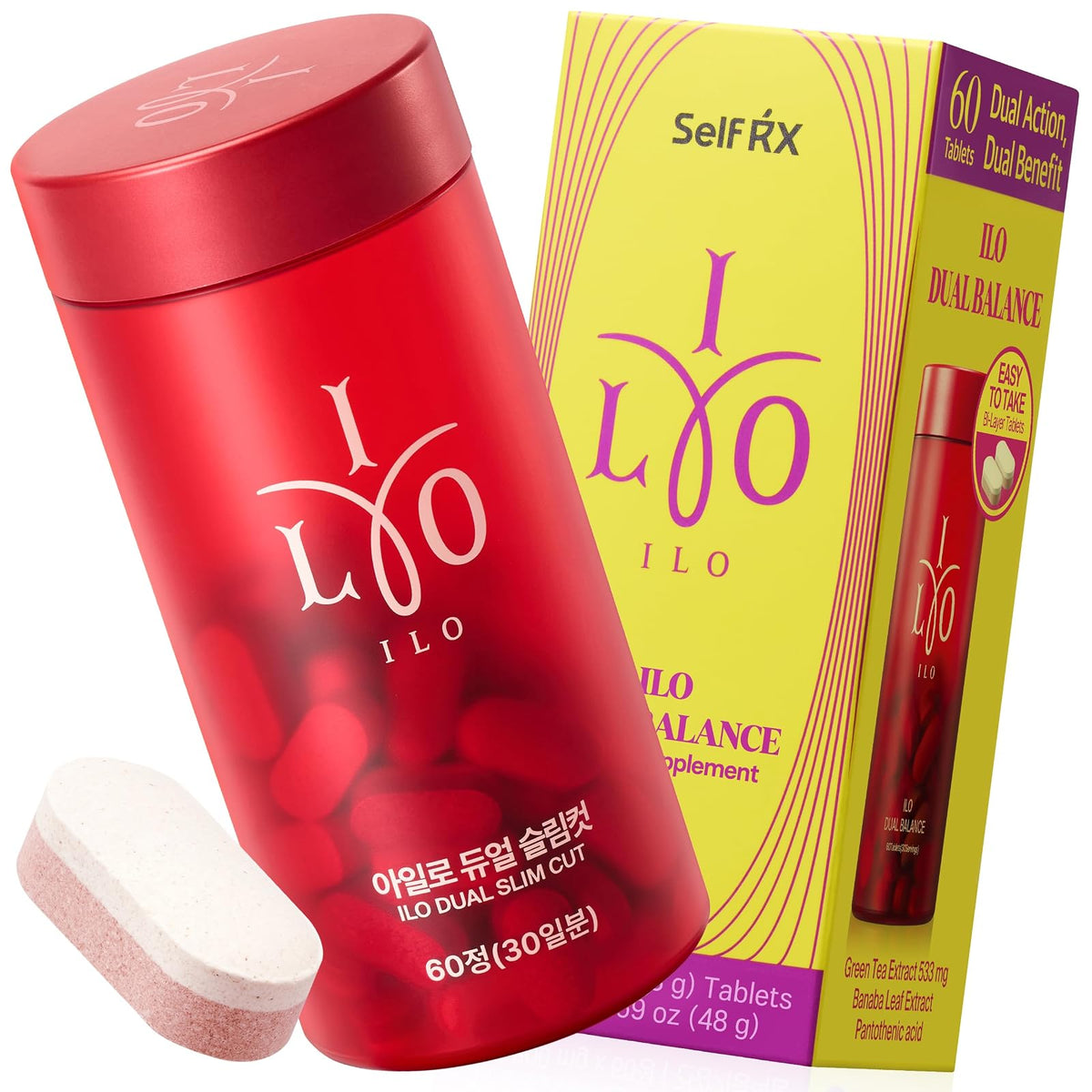 ILO Green Tea Catechin capsules for weight loss