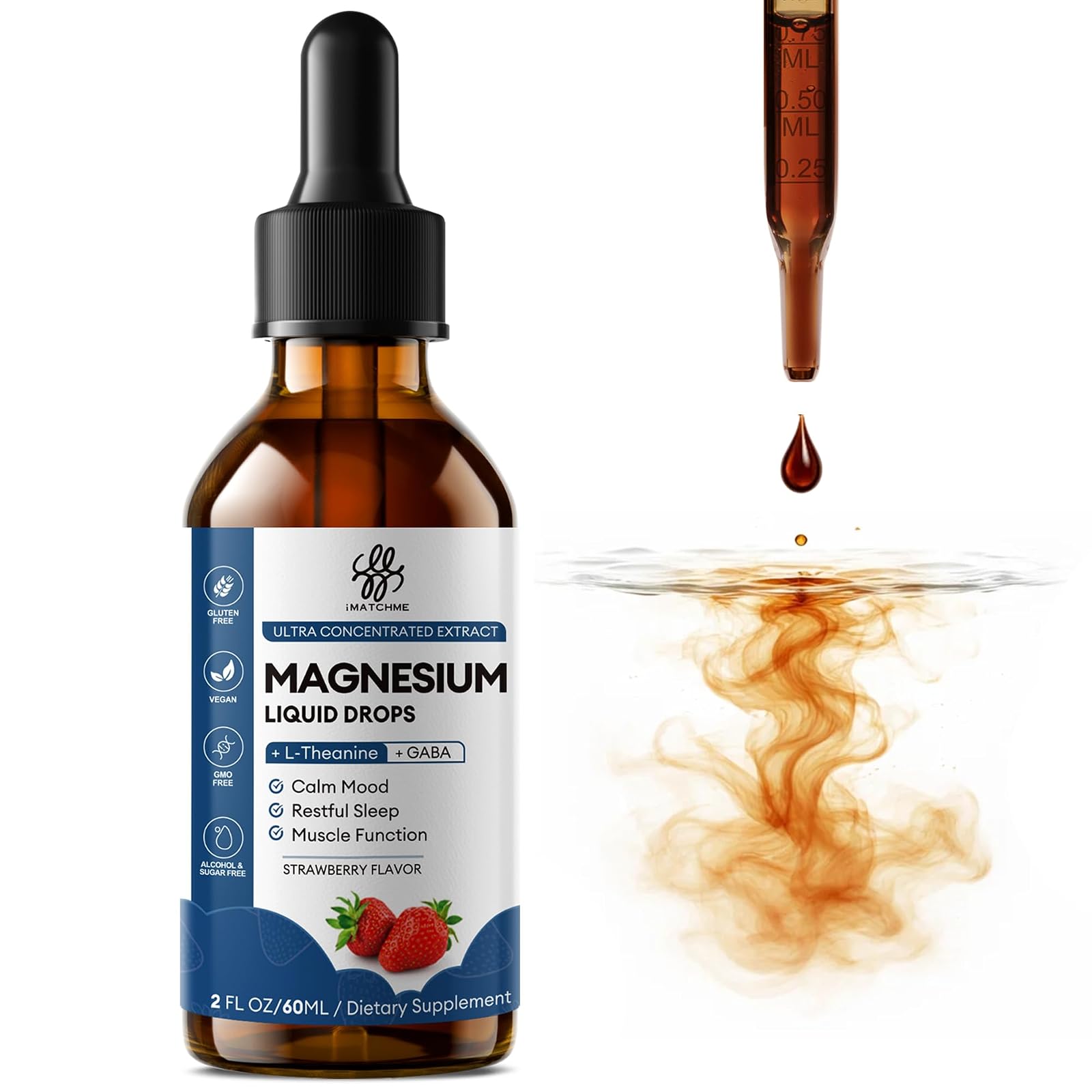 iMATCHME liquid magnesium glycinate drops