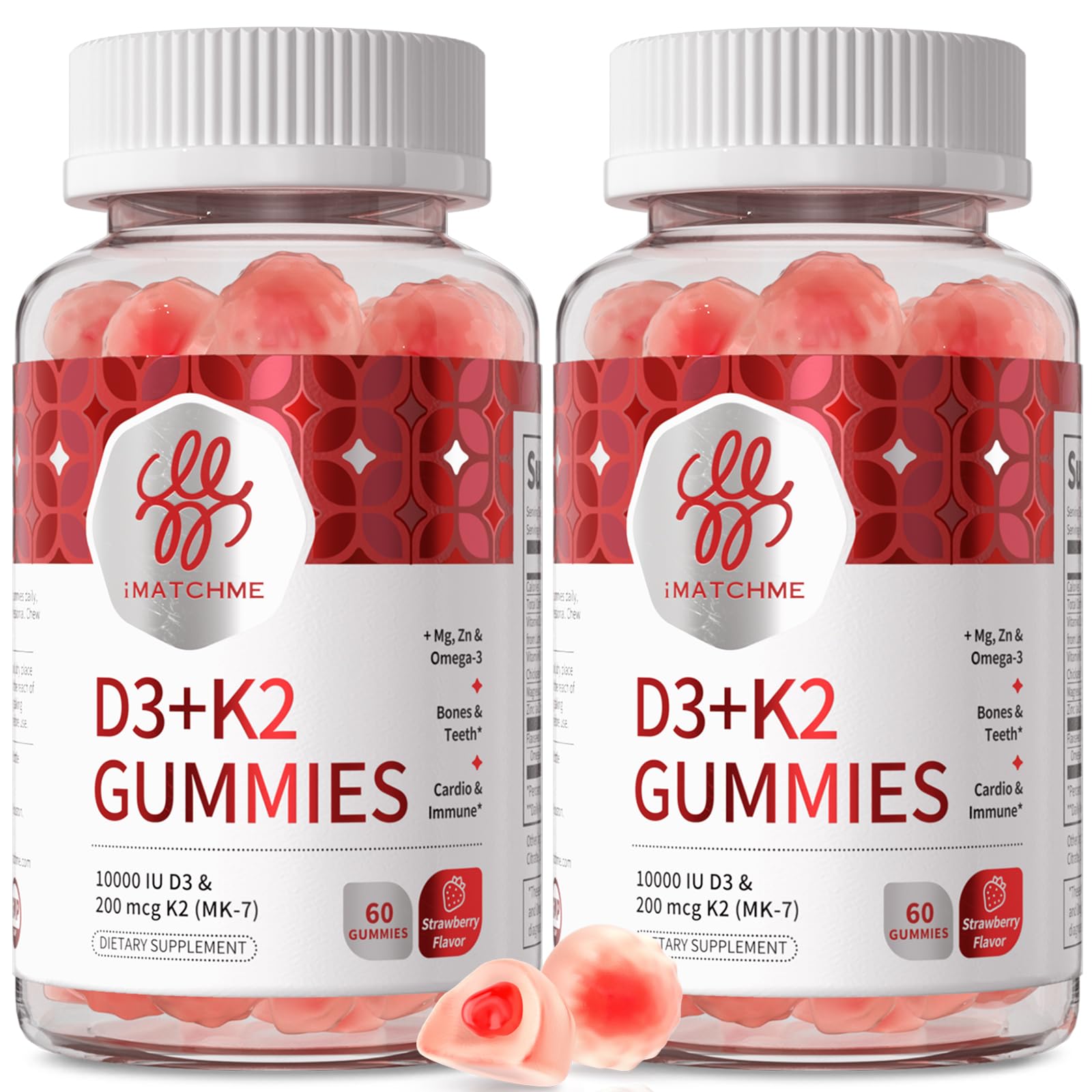 iMATCHME Vitamin D3 K2 gummies benefits