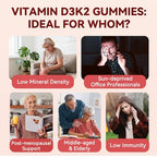 iMATCHME Vitamin D3 K2 gummies for mood enhancement