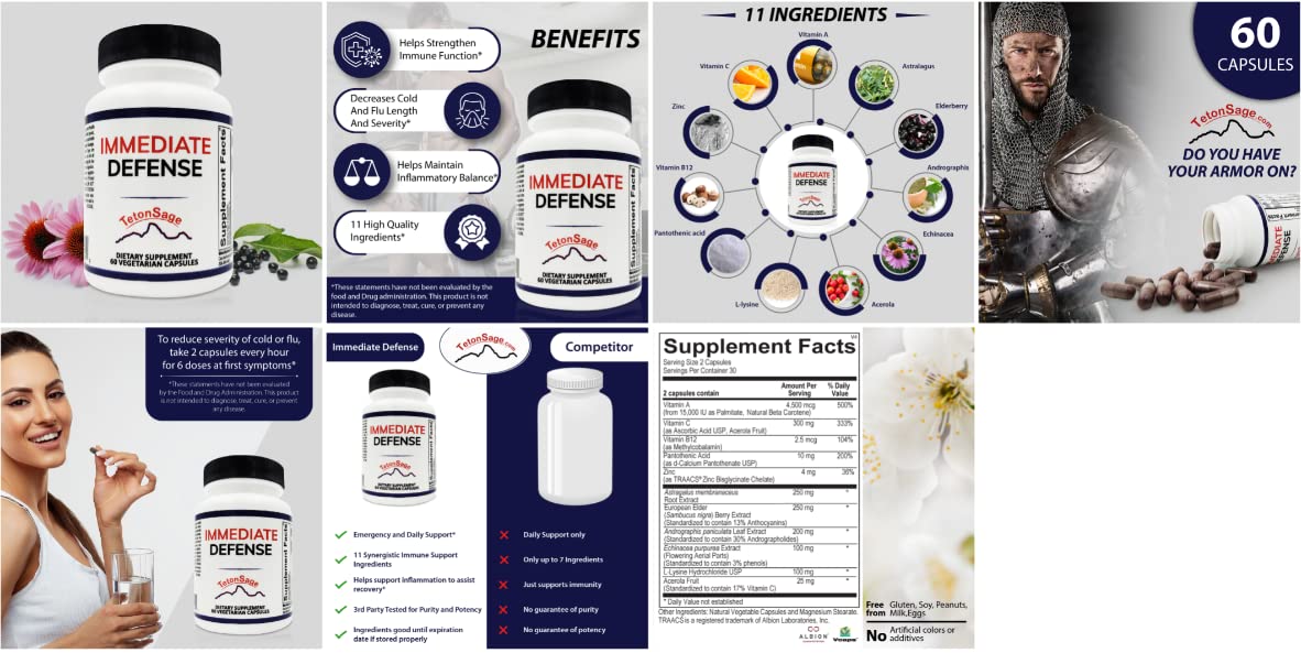 Immediate Defense vitamin blend for wellness