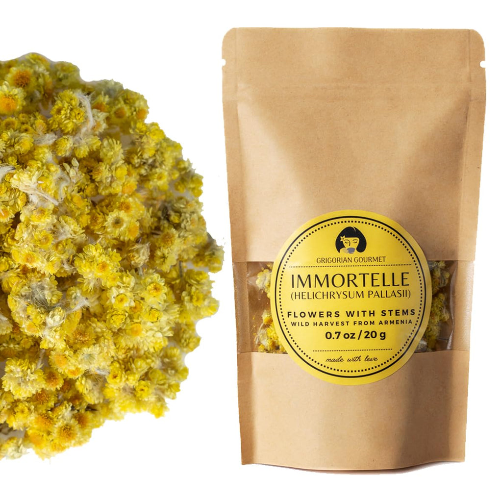 Immortelle dried flowers herbal tea