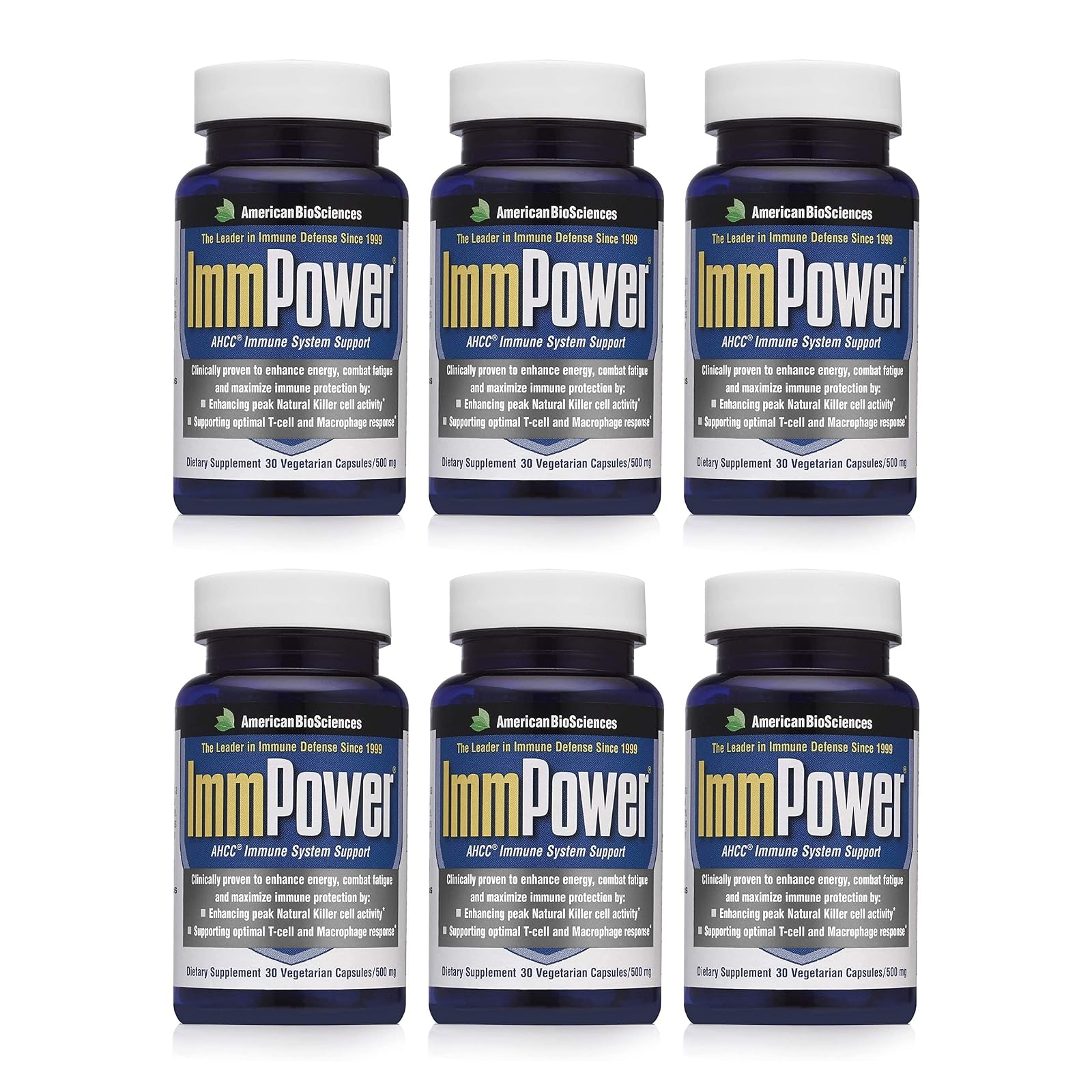 ImmPower AHCC 500 mg capsules