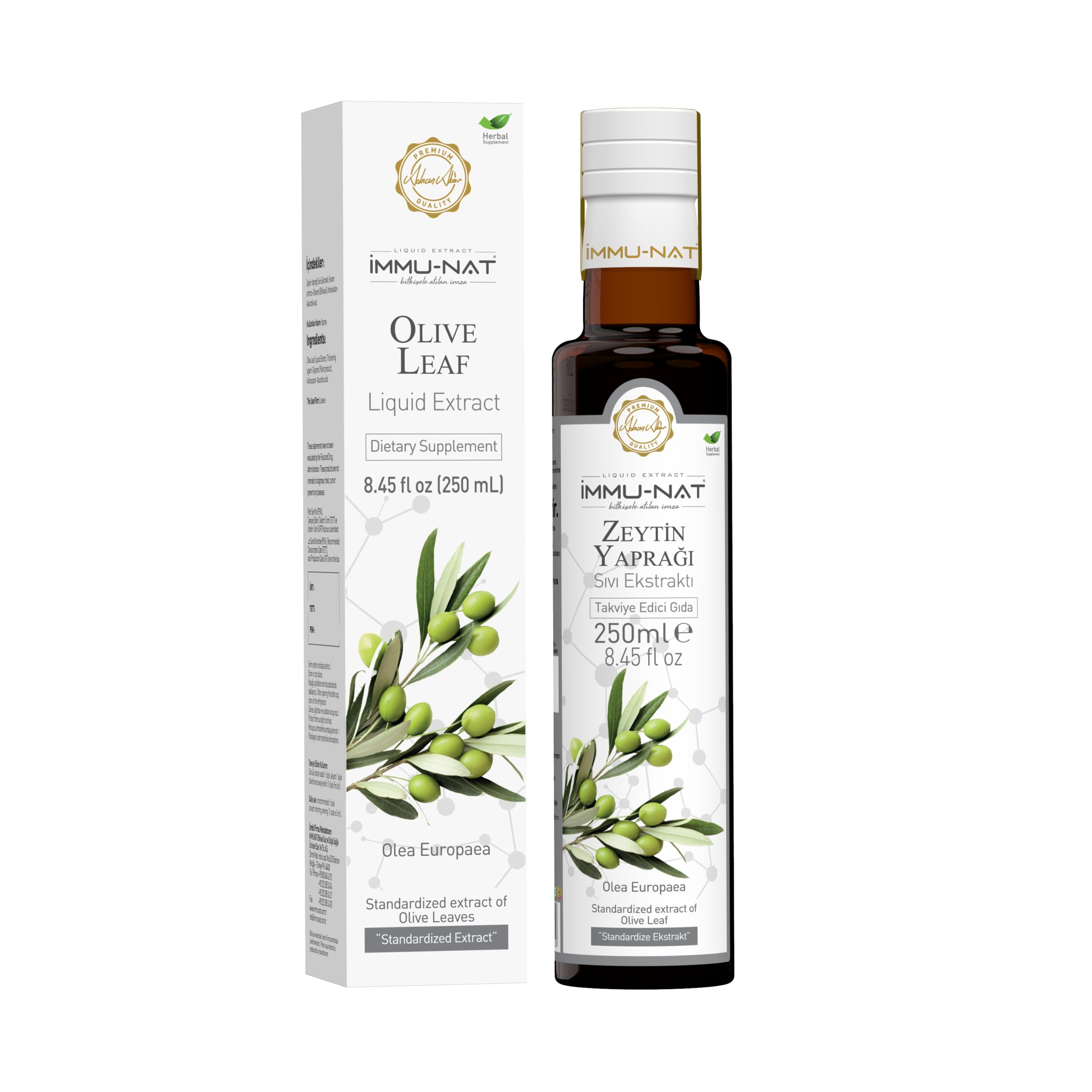 Immu olive leaf extract liquid