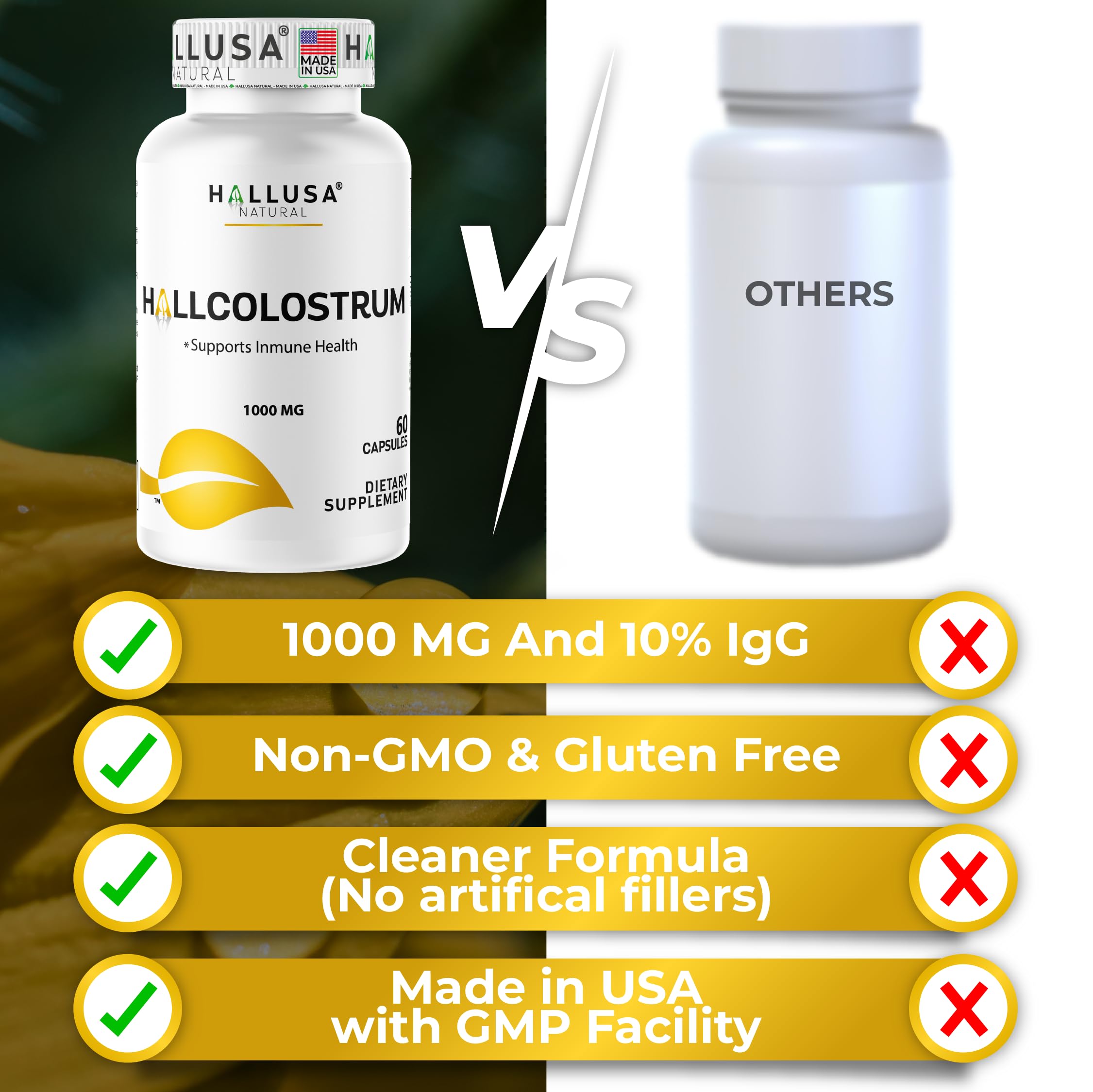 Immune boost with Hallusa colostrum