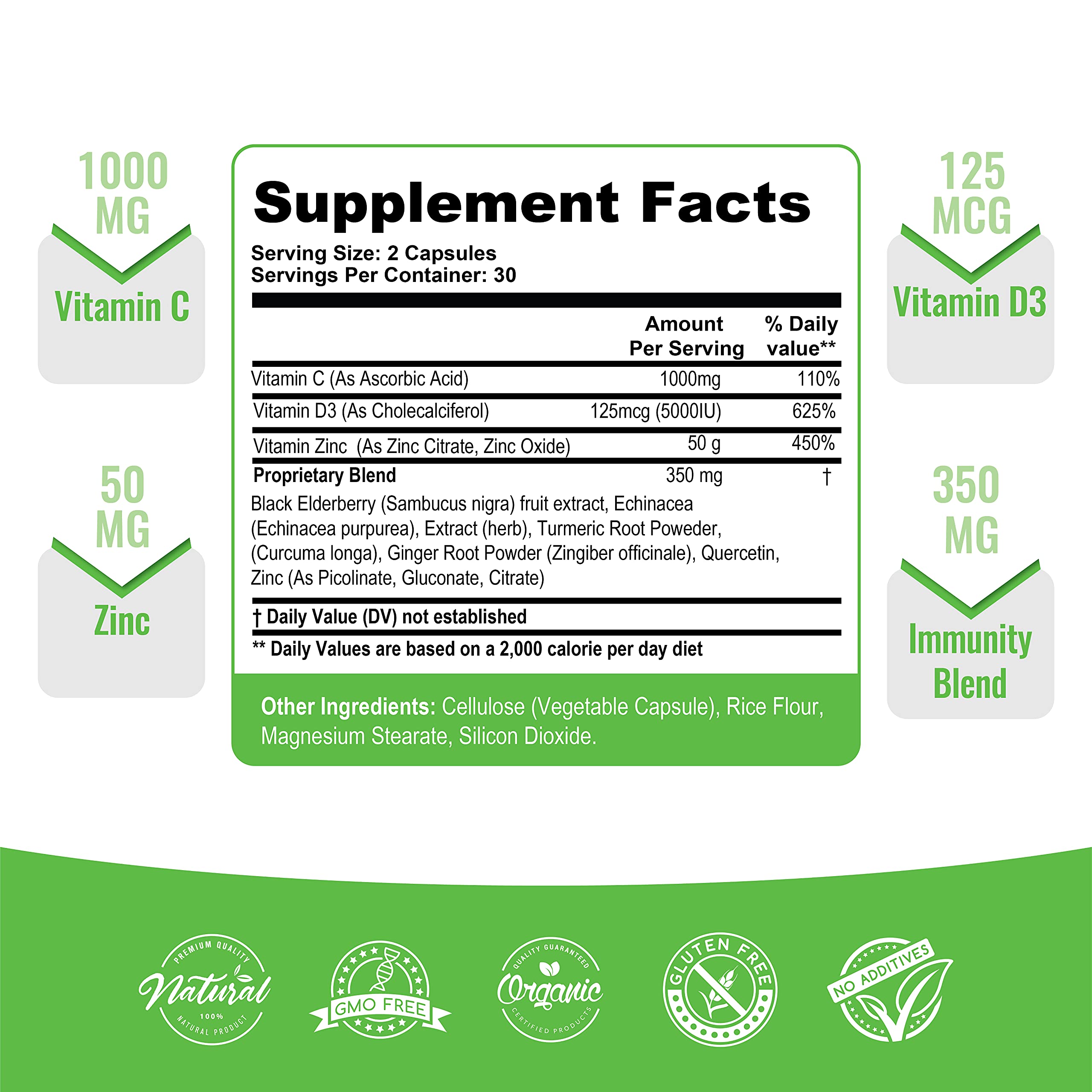 immune booster with elderberry and zinc