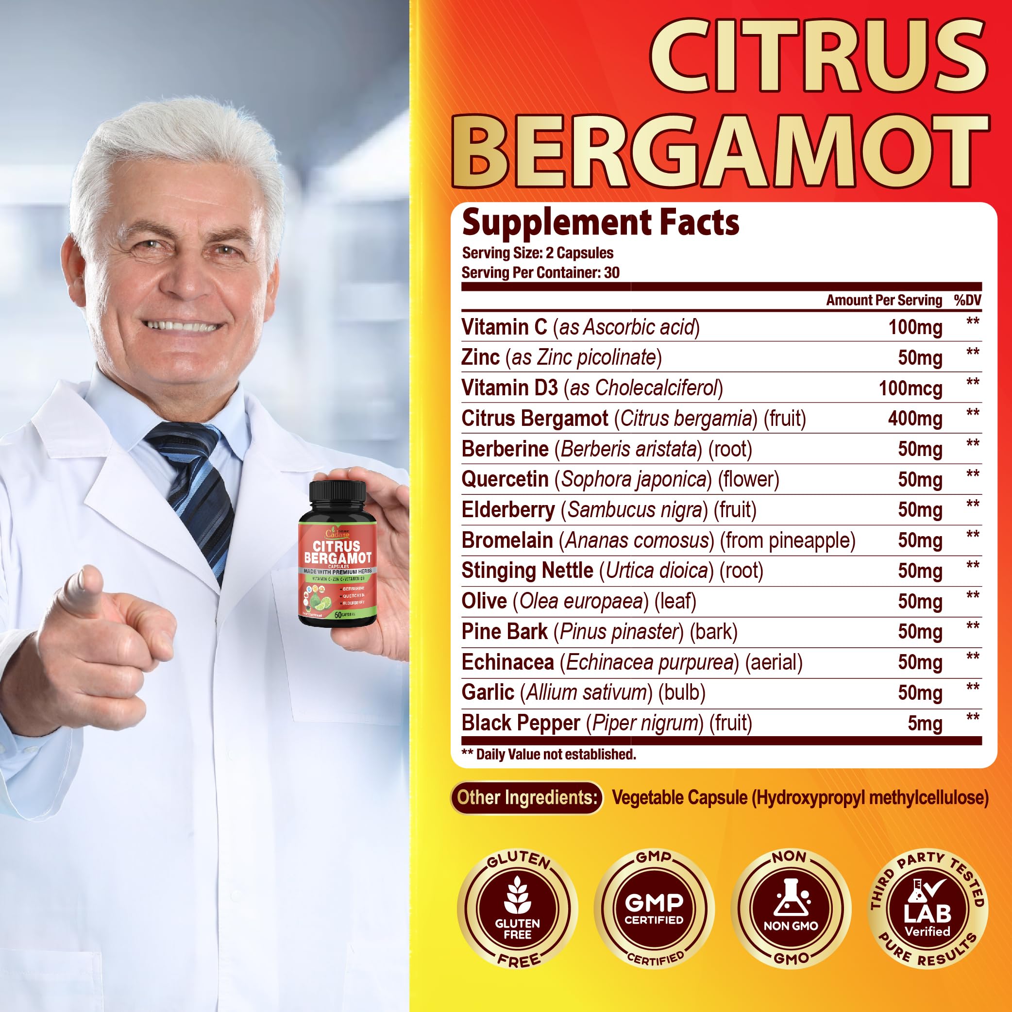 immune boosting blended vitamin capsules