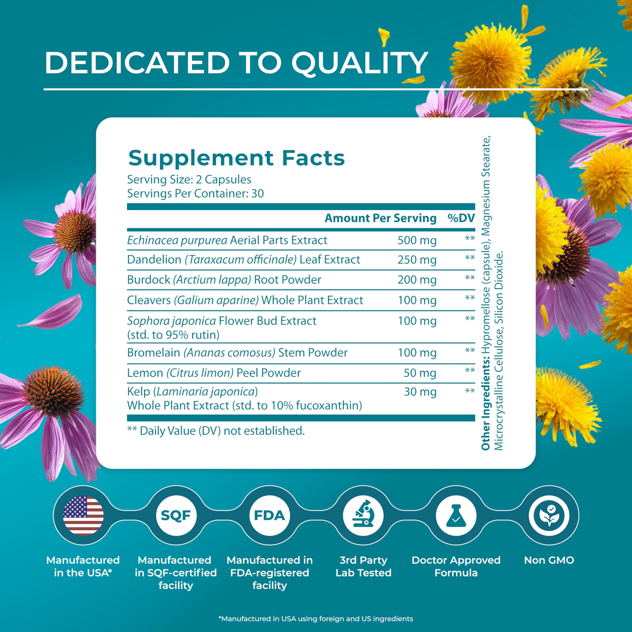 immune-boosting blended vitamin & mineral supplements