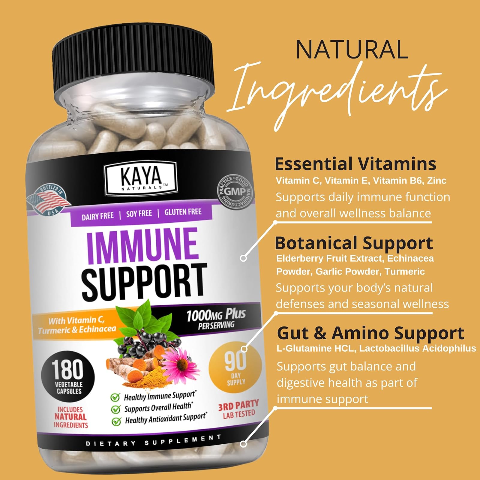immune boosting elderberry capsules Canada