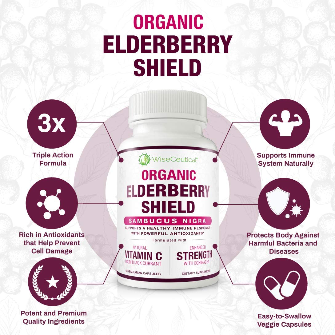 immune-boosting elderberry capsules
