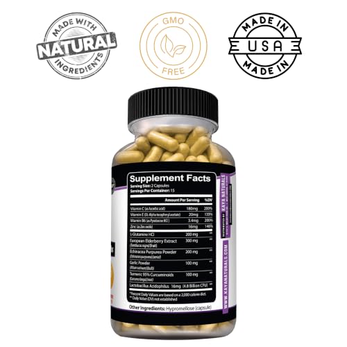 immune boosting elderberry capsules