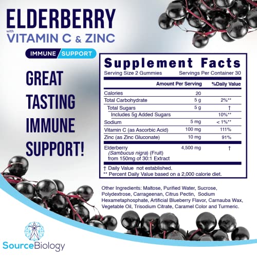 immune-boosting elderberry gummy formula