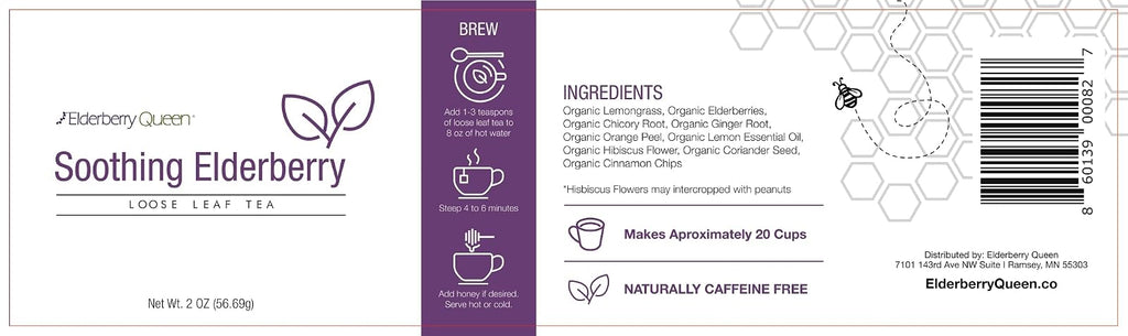 immune-boosting elderberry herbal tea