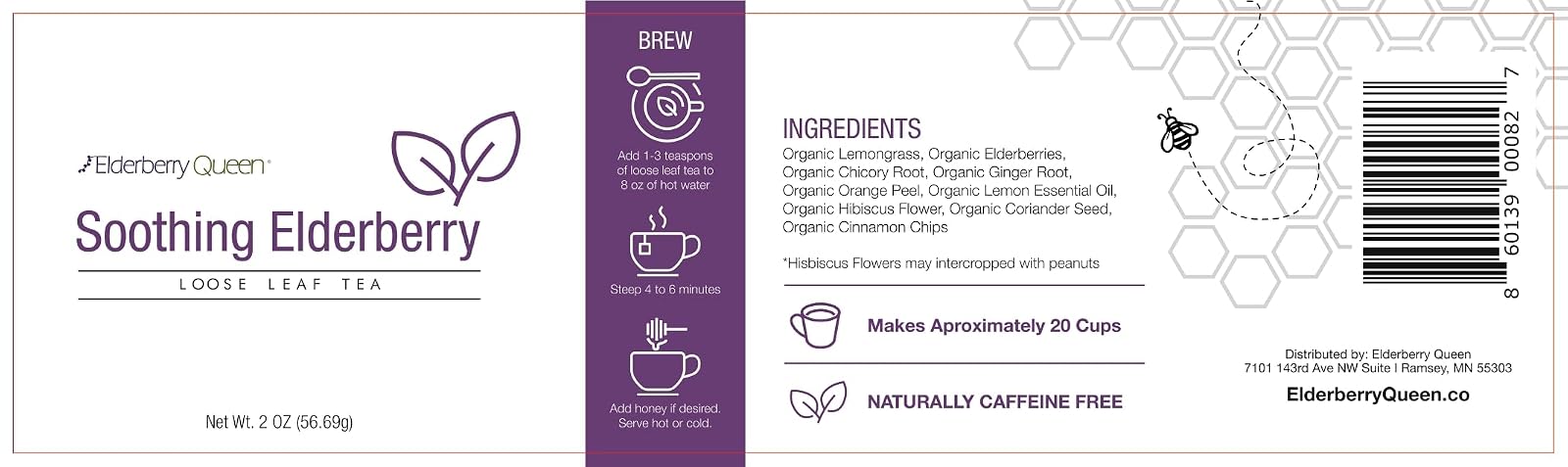 immune-boosting elderberry herbal tea