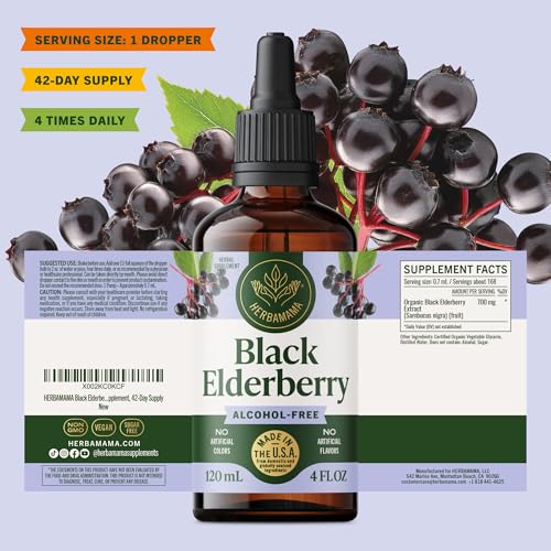 immune-boosting elderberry liquid supplement