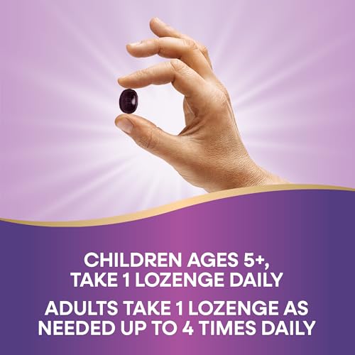 Immune boosting elderberry lozenges for adults