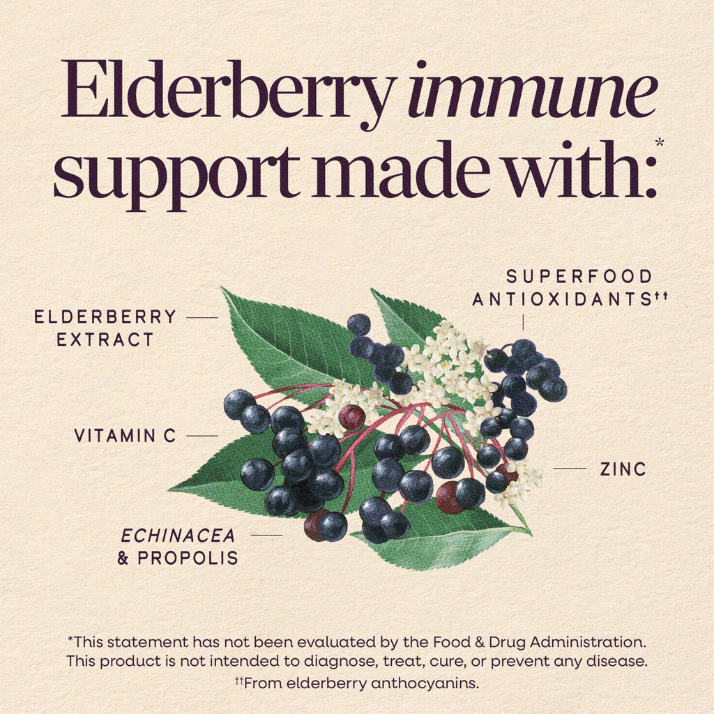 Immune boosting elderberry syrup formula