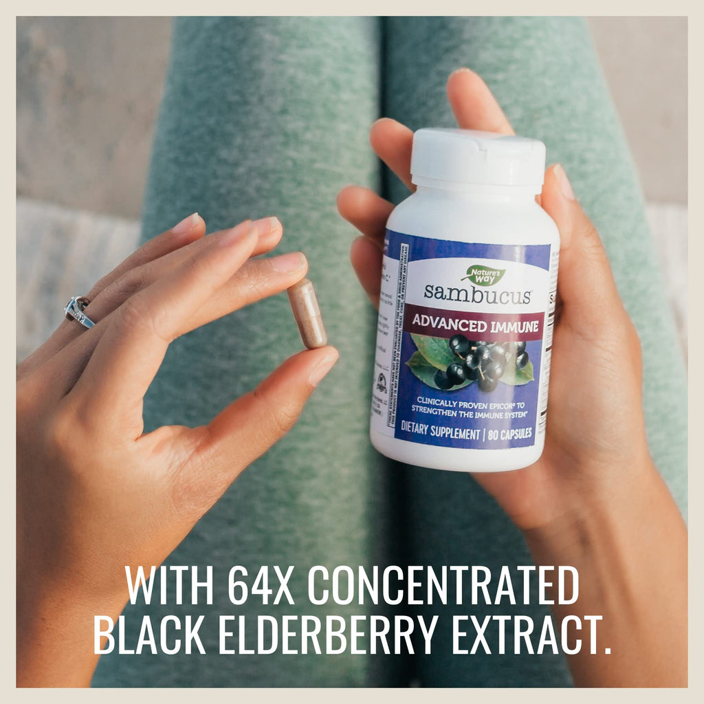 immune-boosting elderberry with vitamins
