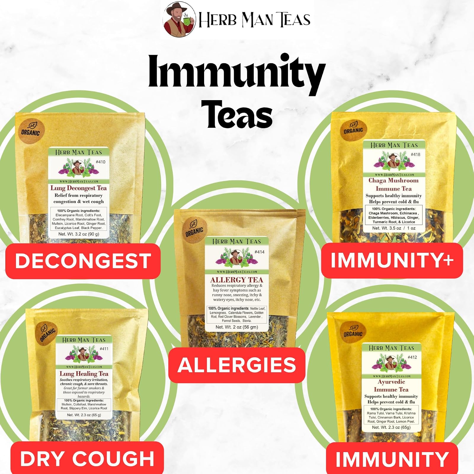 immune-boosting herbal tea bags