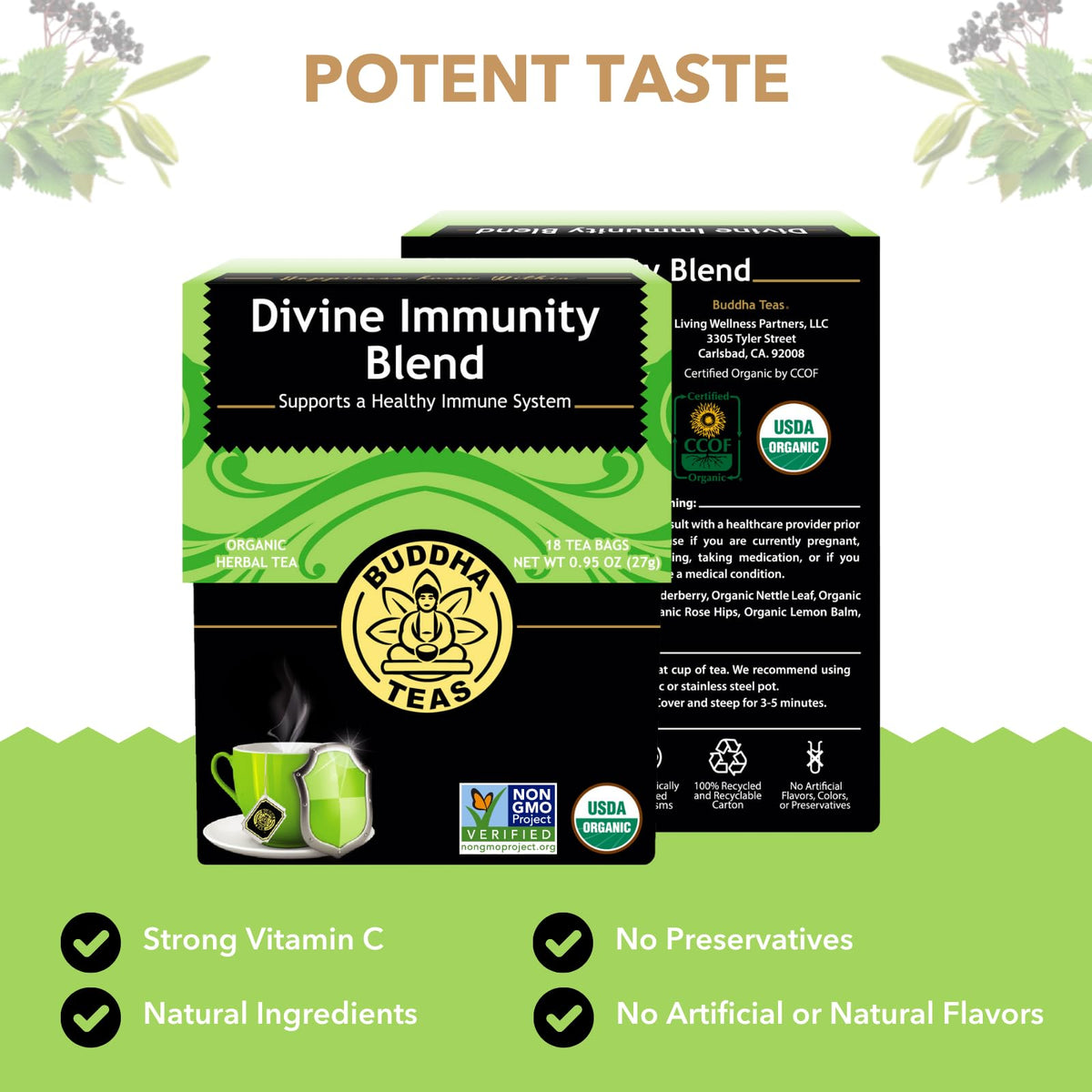 immune-boosting herbal tea blend