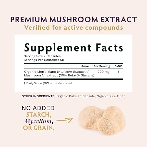 Immune boosting Lion's Mane mushrooms