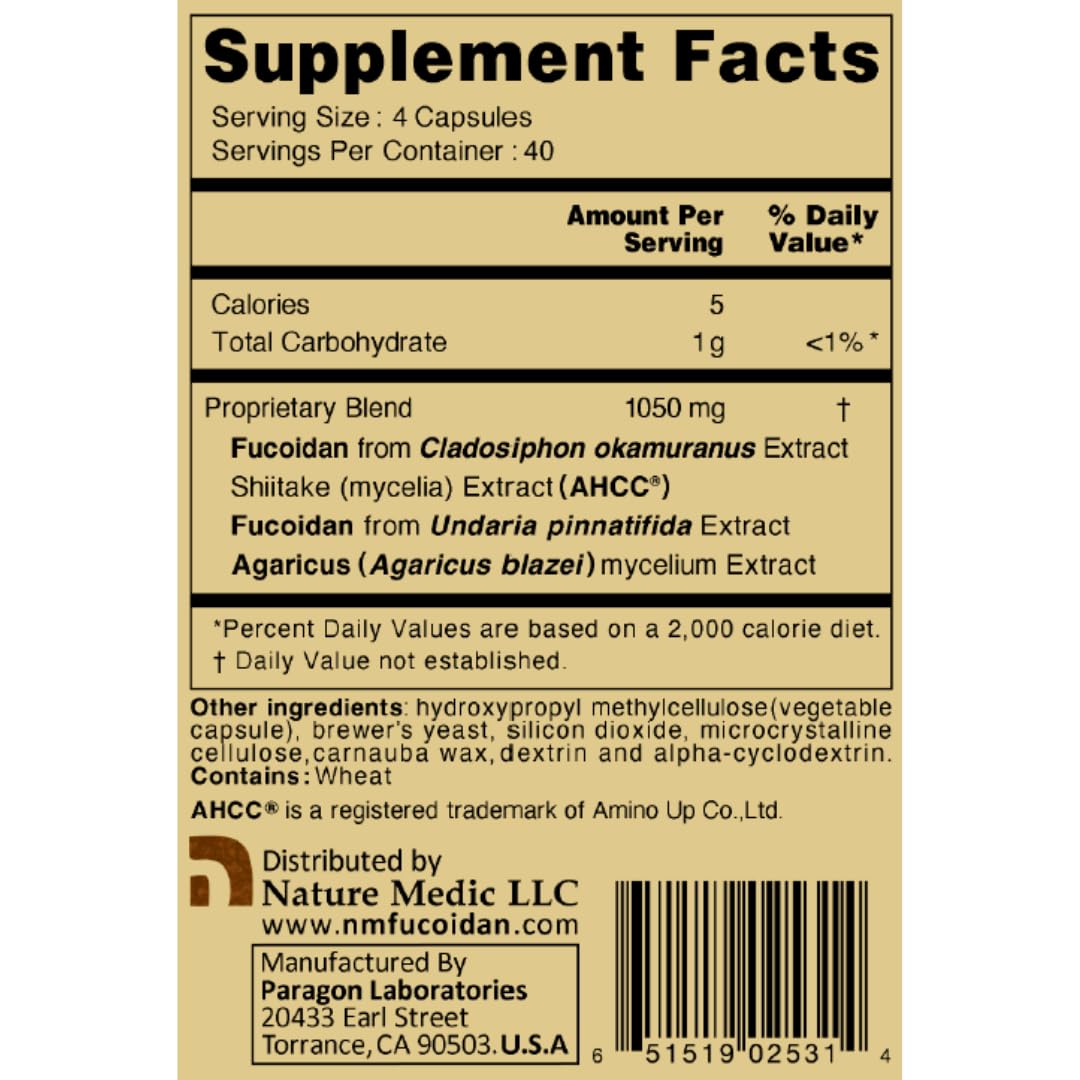 immune-boosting mushroom blend capsules