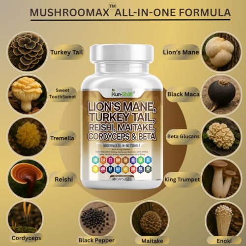 immune boosting mushroom capsules