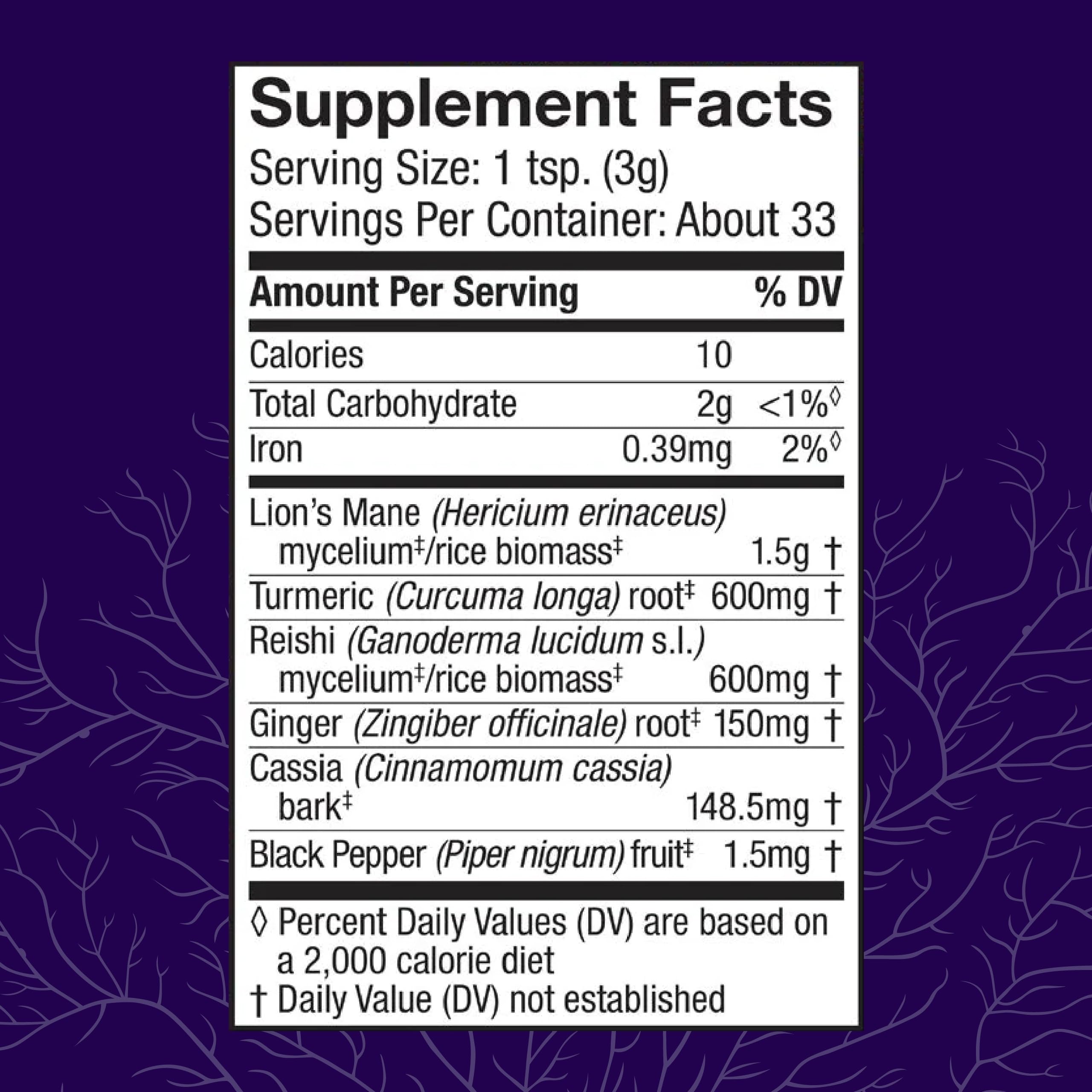 Immune boosting Reishi mushrooms powder