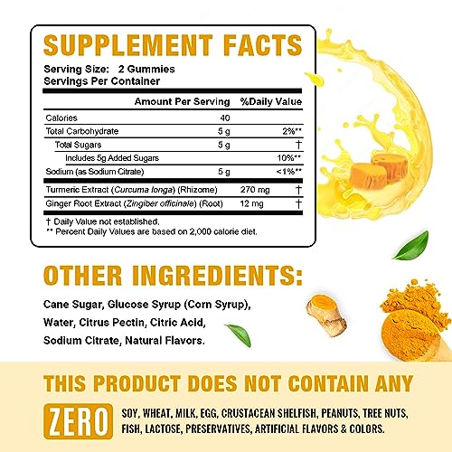 immune boosting turmeric and ginger gummies