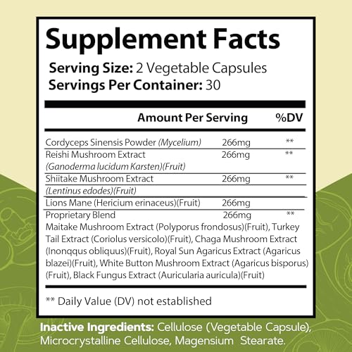 Immune health benefits of mushrooms