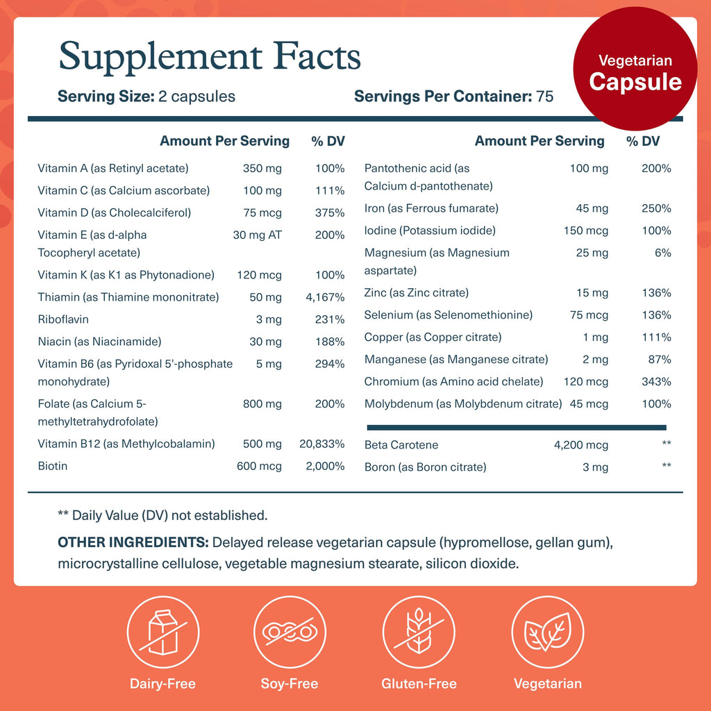 immune health blended vitamin formula