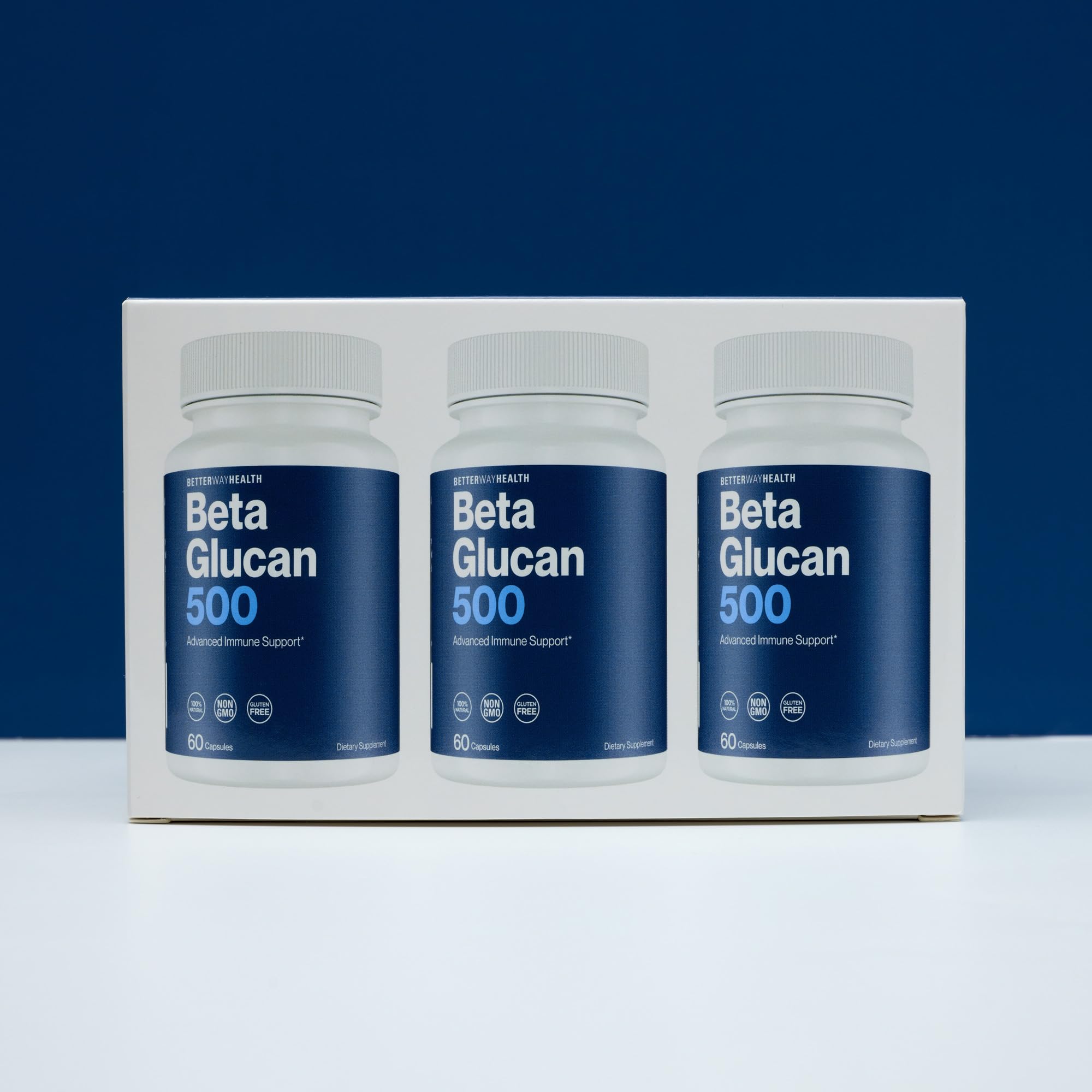 immune health capsules with beta glucan