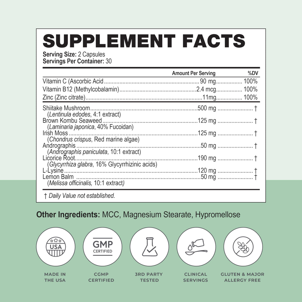 immune health support with natural ingredients