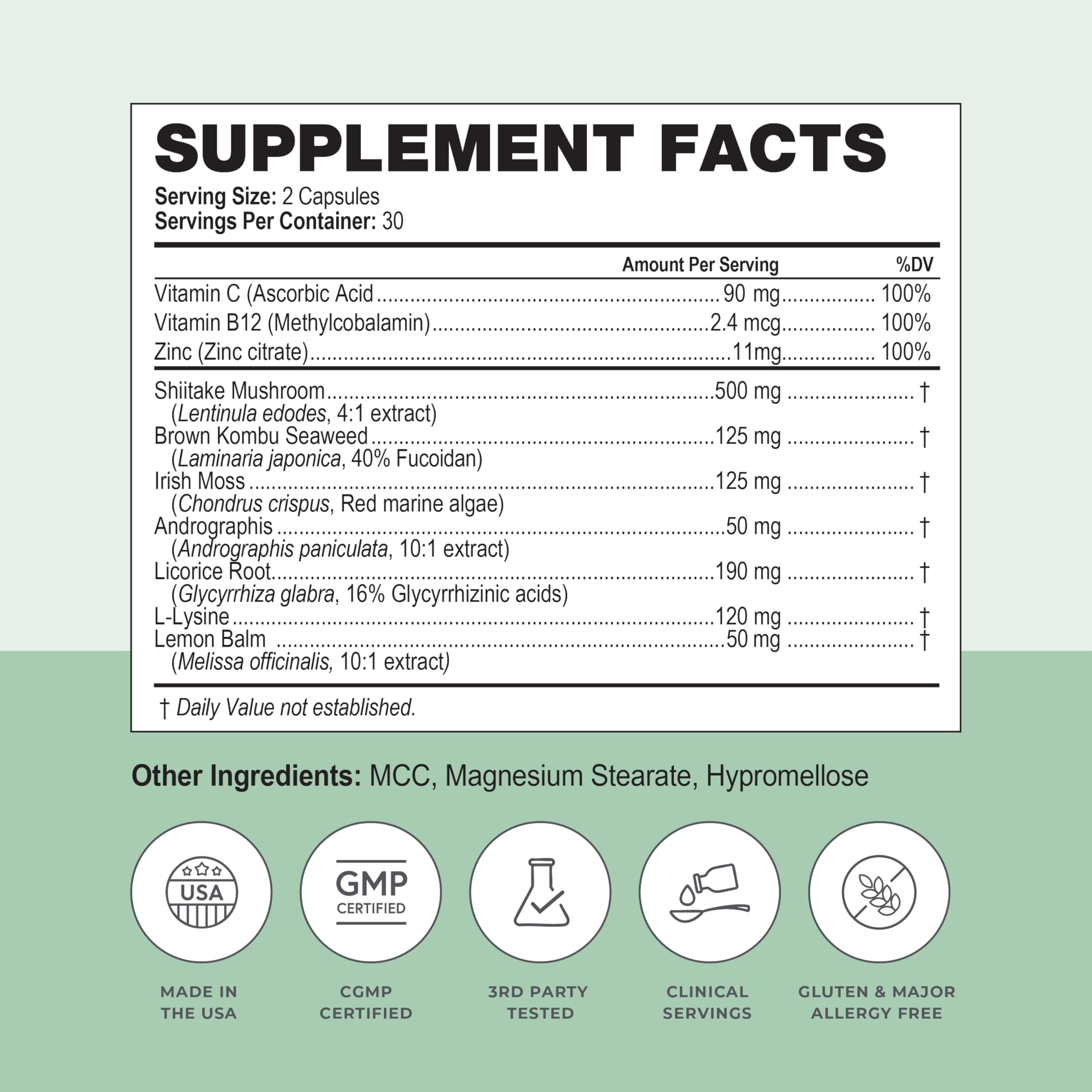 immune health support with natural ingredients