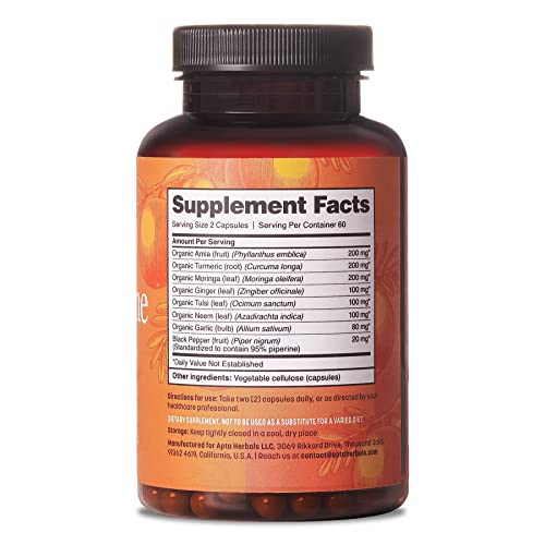 immune health support with veggie capsules