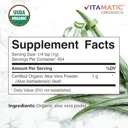 immune health with aloe vera powder