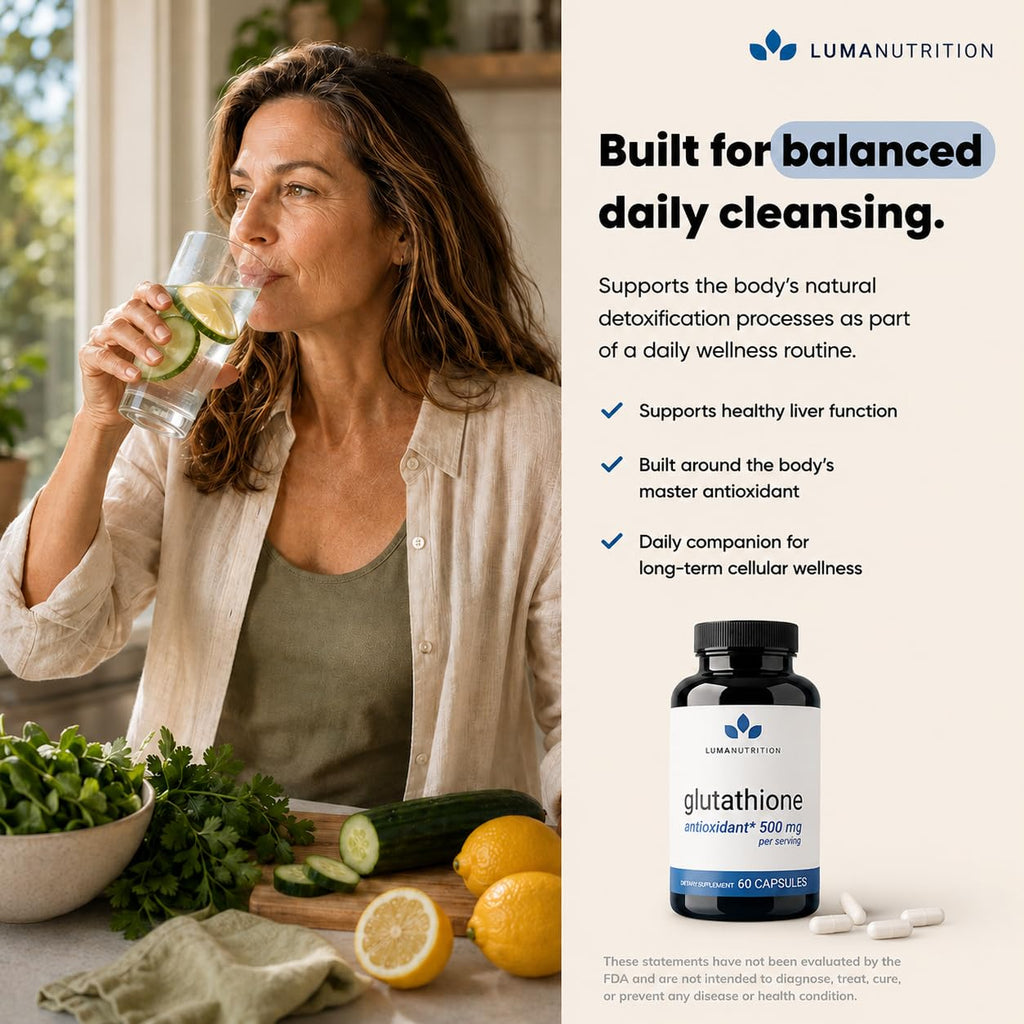 immune health with Luma glutathione