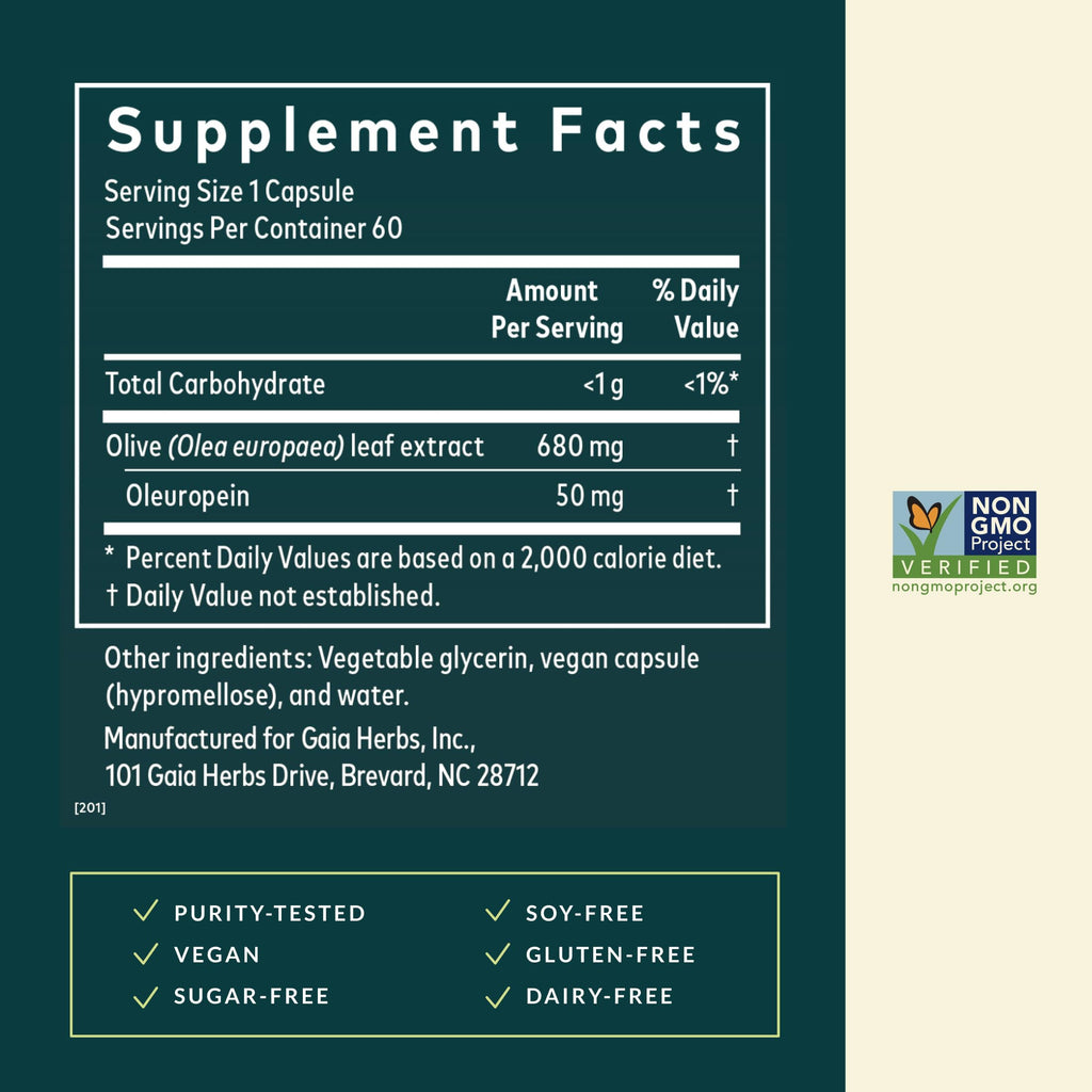 Immune health with olive leaf extract