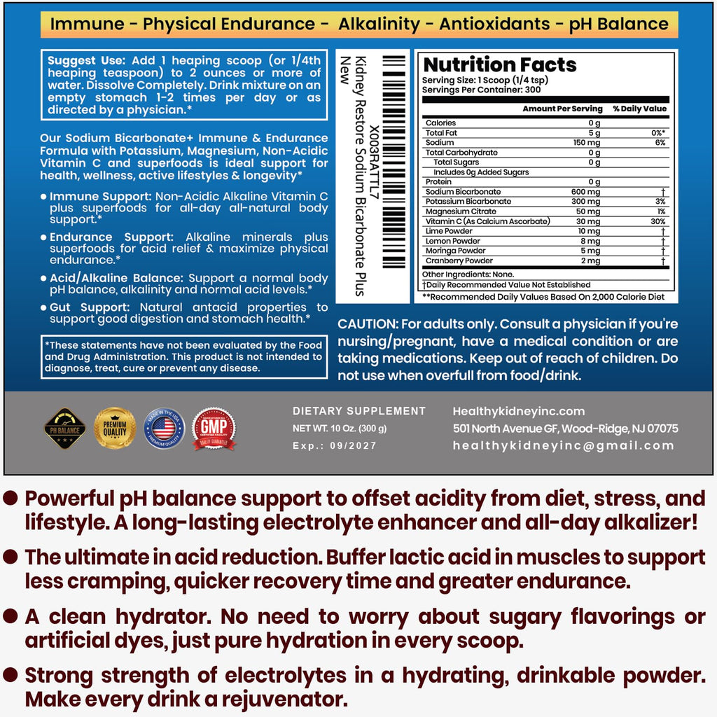 immune health with potassium supplement