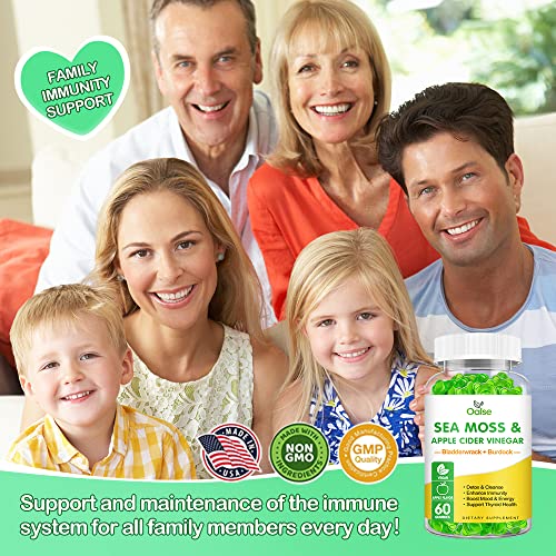 Immune health with sea moss gummies